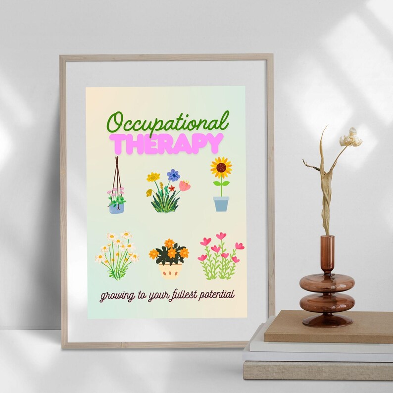 Occupational Therapy Poster Growing to Your Fullest Potential | Plants ...