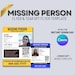 Missing Person Flyer Template: Editable Tear-off Design (canva & Word) - Etsy