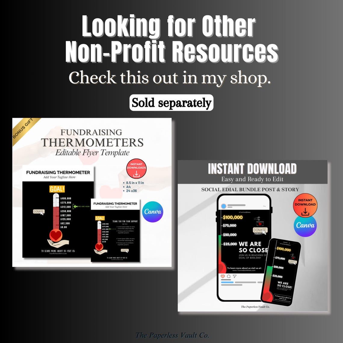 Editable Non-profit Newsletter Template: Modern 3-page Design (canva ...