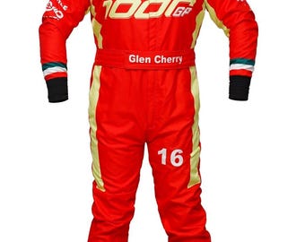 Custom Made Go Kart Racing Suit CIK/FIA Level-2 Approved With Digital Sublimation Printing ...