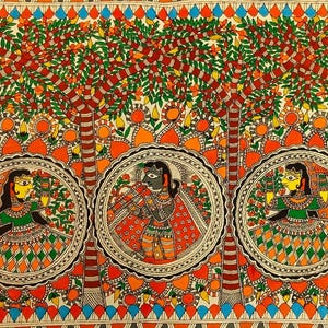 Hand Painted Madhubani - Traditional Handmade Paintings From Bihar ...