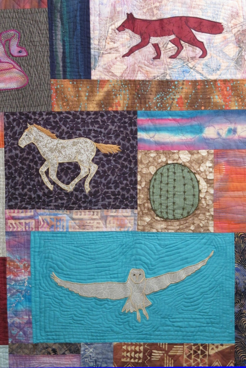 Southwest Critters Machine Applique Pattern by Debora Konchinsky ...