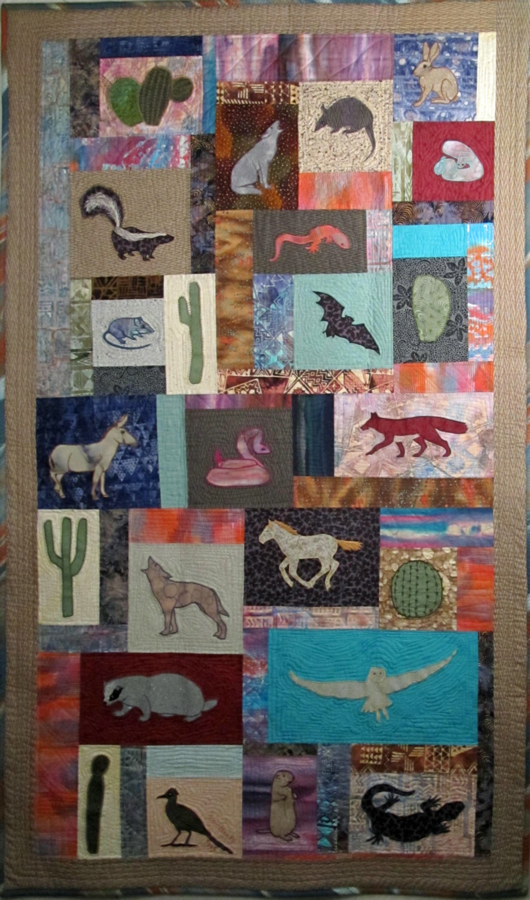 Southwest Critters Machine Applique Pattern by Debora Konchinsky ...