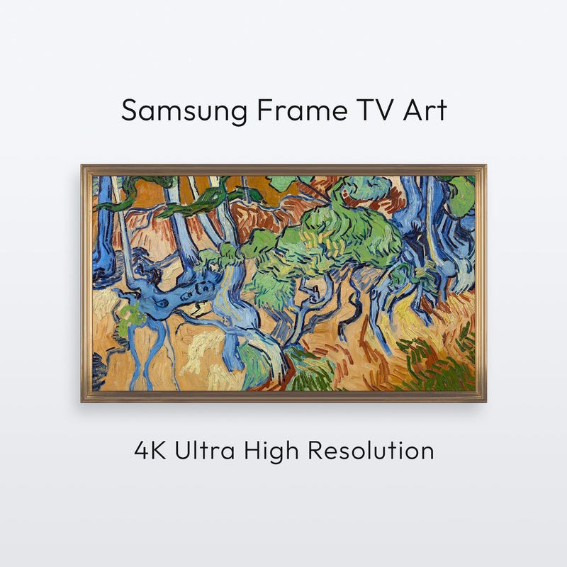 Tree and Roots Painting - Etsy