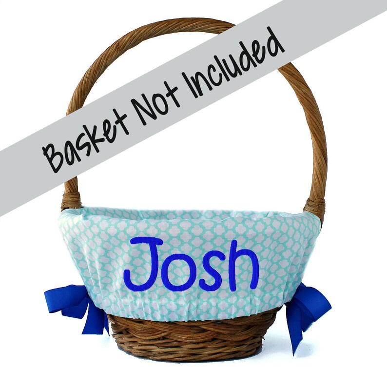 Personalized Easter Basket Liner Size Small Easter Basket - Etsy