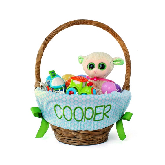 Personalized Easter Basket Liner Size Small Easter Basket | Etsy