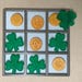 St. Patrick's Day, Gold Coins, Shamrocks, Tic Tac Toe, Game, - Etsy