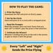 Summer Left Right Game Printable – Fun Pass the Prize Activity for Kids ...