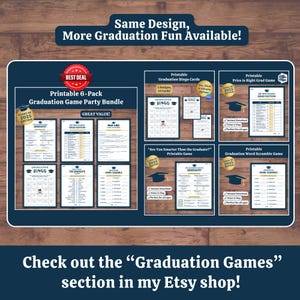 Graduation Party Game Printable, Which Would the Graduate Choose, 2025 ...