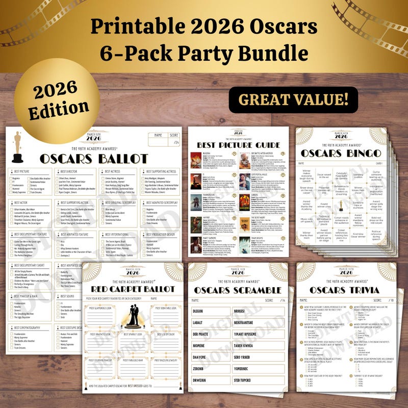 Oscars 2026 Academy Award - Etsy
