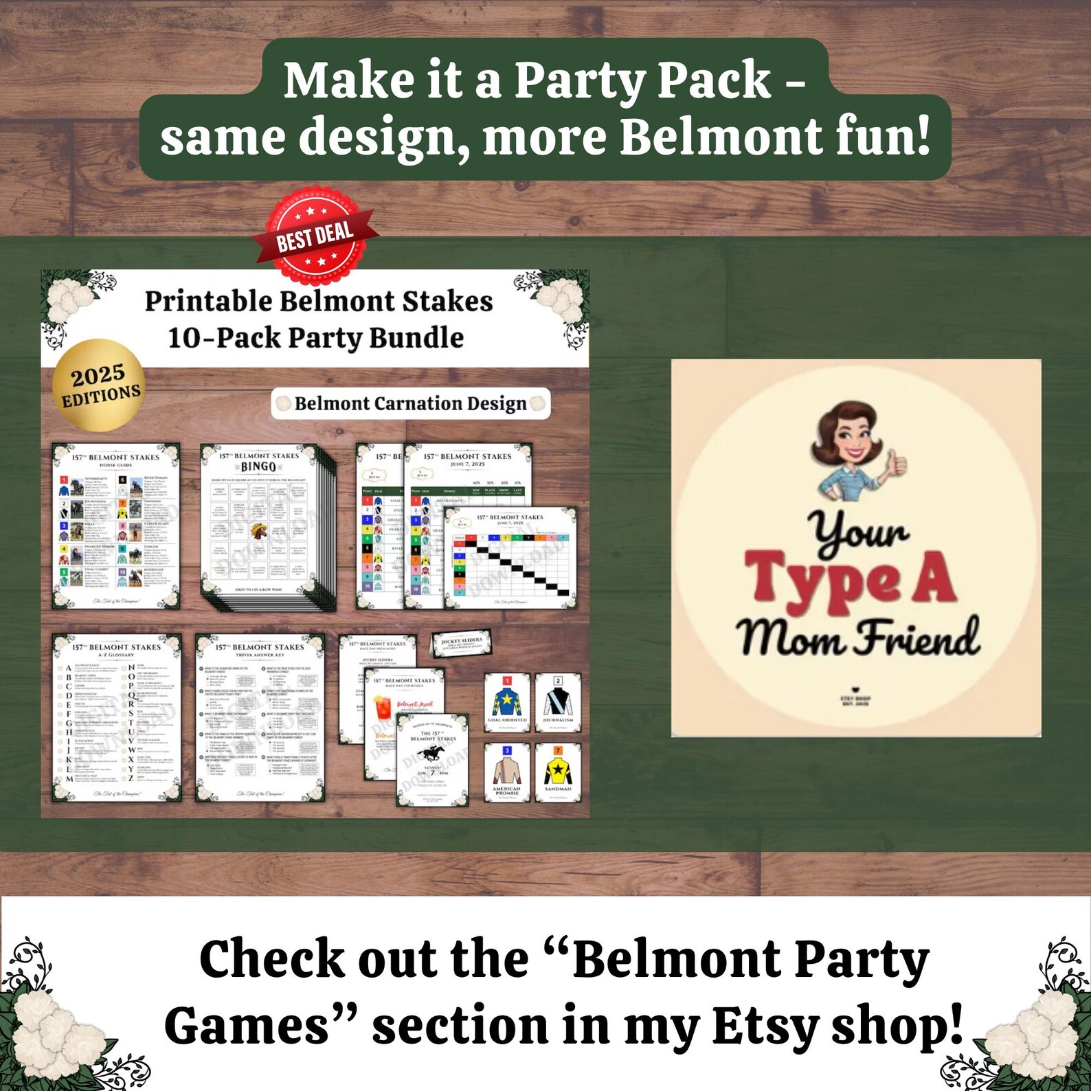 Belmont Stakes Printable Jockey Silks Cards and Horse Guide | 2025 ...