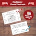 Printable Firefighter Thank You Card: Kids Coloring Activity (digital ...