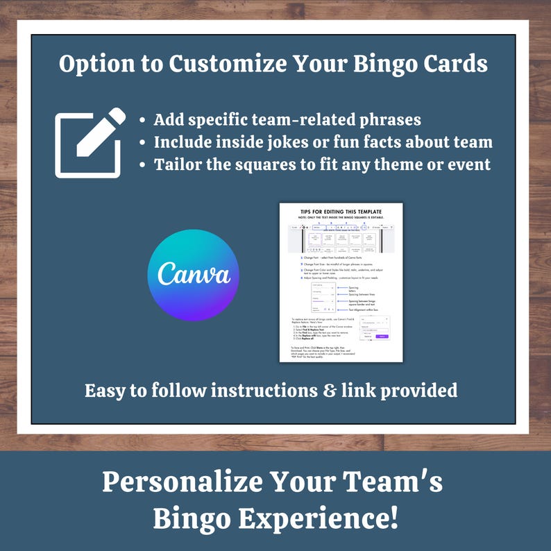 Coworker Bingo: Team Building Office Icebreaker (printable PDF) - Etsy