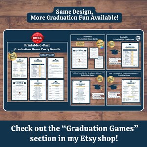 Graduation Word Scramble Game Printable | Grad Party Activity, Class of ...