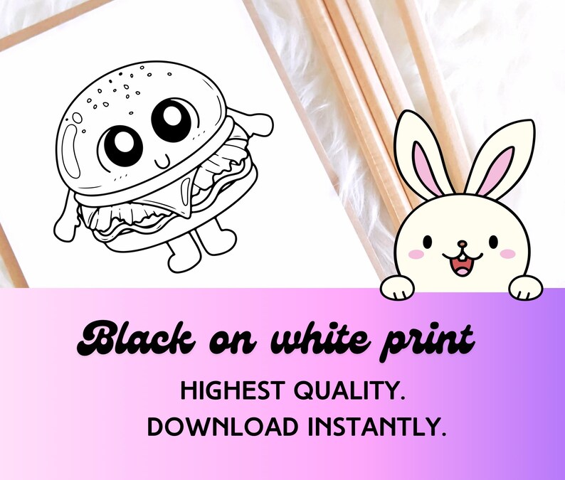 Food Coloring Pages PDF Printable for Kids and Adults 30 Food Coloring ...