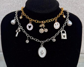 Charm Necklaces - Etsy UK