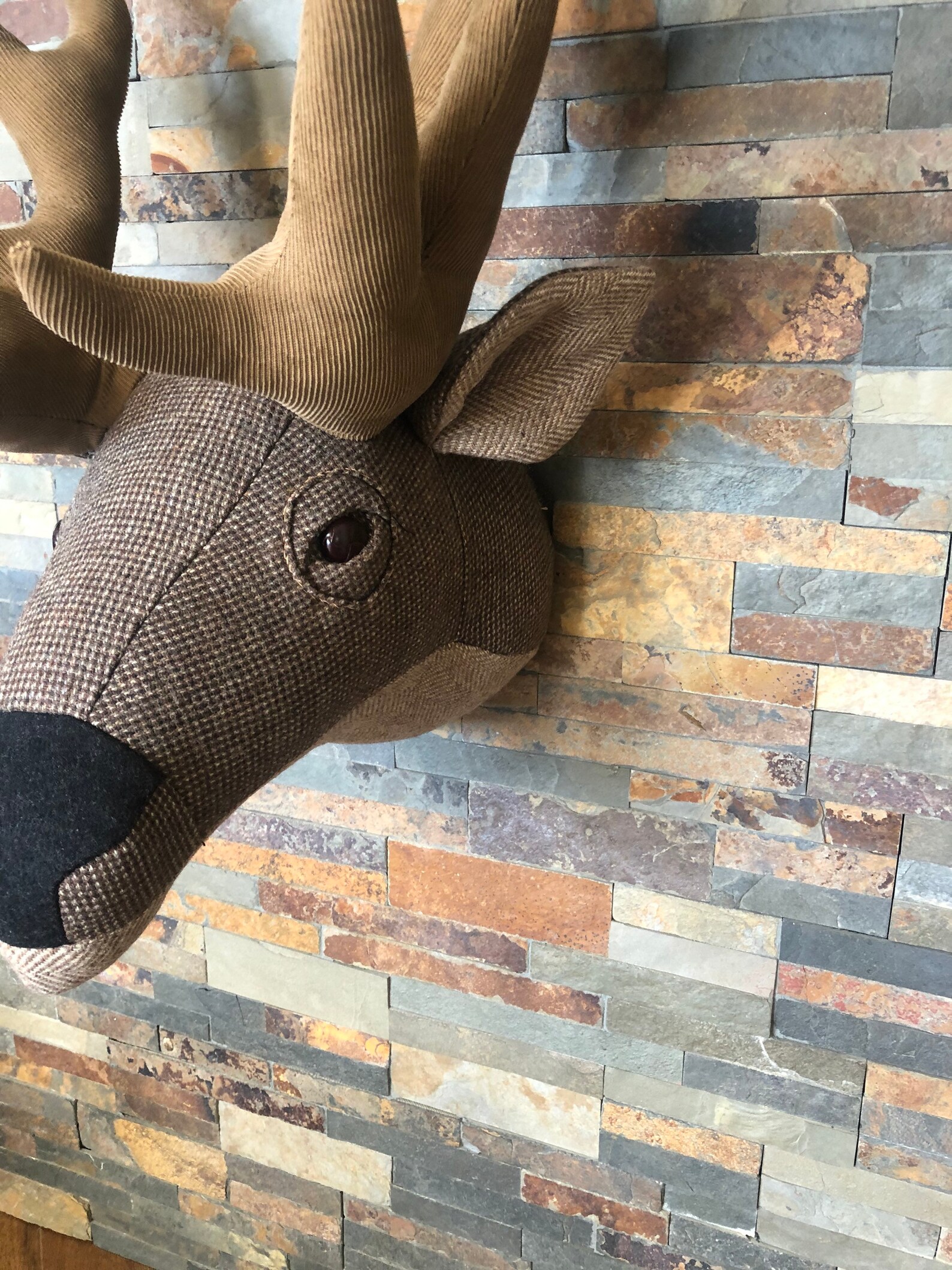 Deer Head Wall Décor Deer Head Wall Mount Faux Taxidermy Wall - Etsy