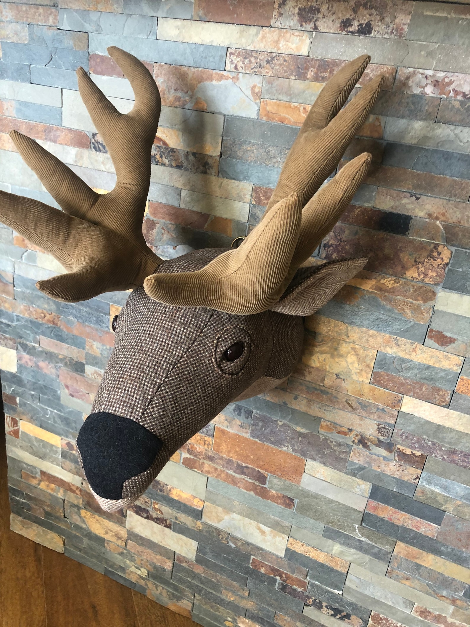 Deer Head Wall Décor Deer Head Wall Mount Faux Taxidermy Wall | Etsy