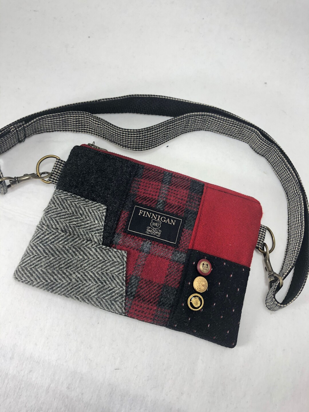 Upcycled Suit Coat Fanny Pack, Crossbody Clutch - Etsy
