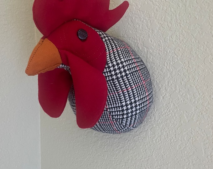 Chicken Head Wall Décor Head Wall Mount| Faux Taxidermy Wall Mount ...