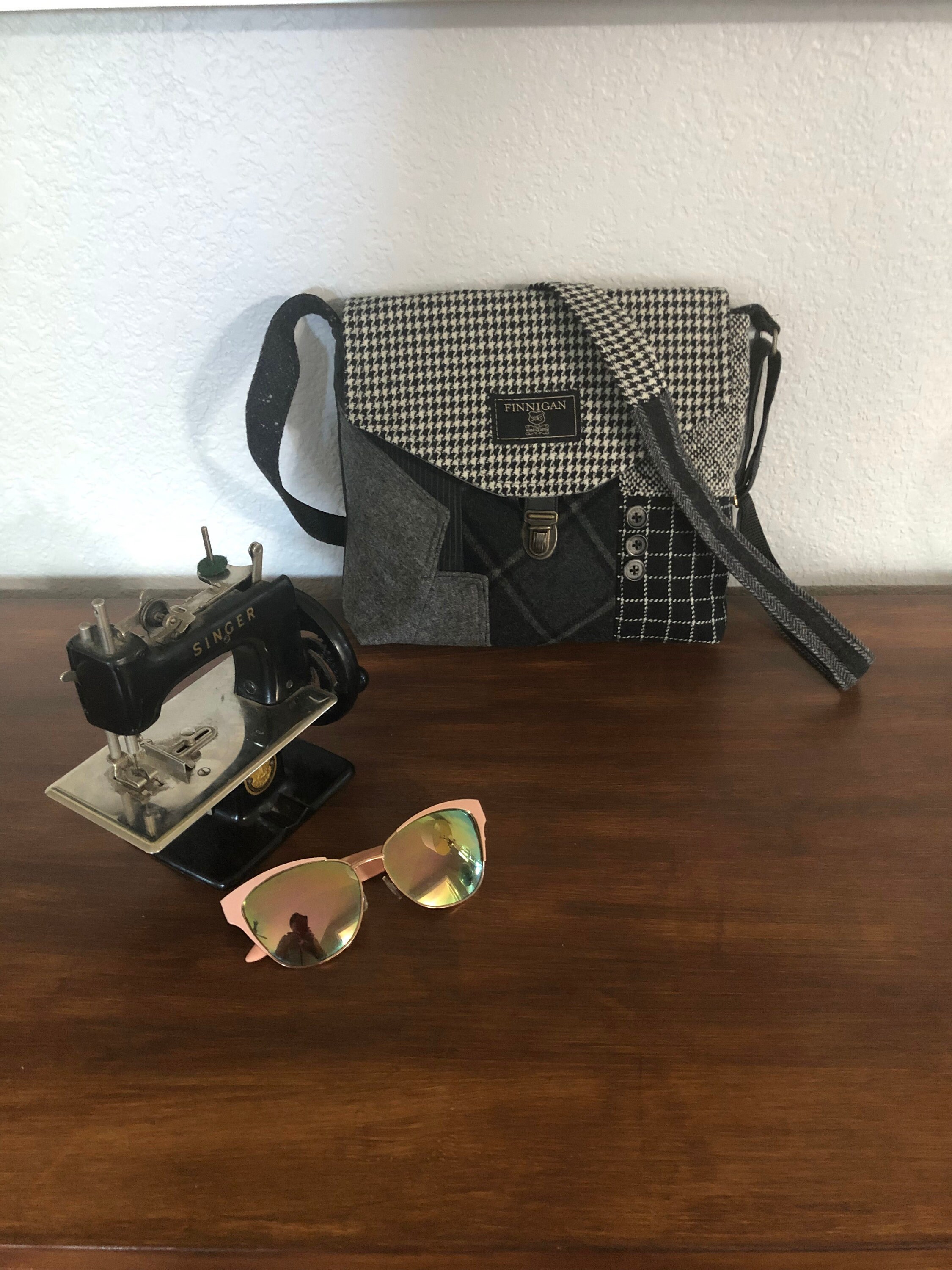 Recycled Purse Crossbody bag Crossbody Purse Recycled | Etsy