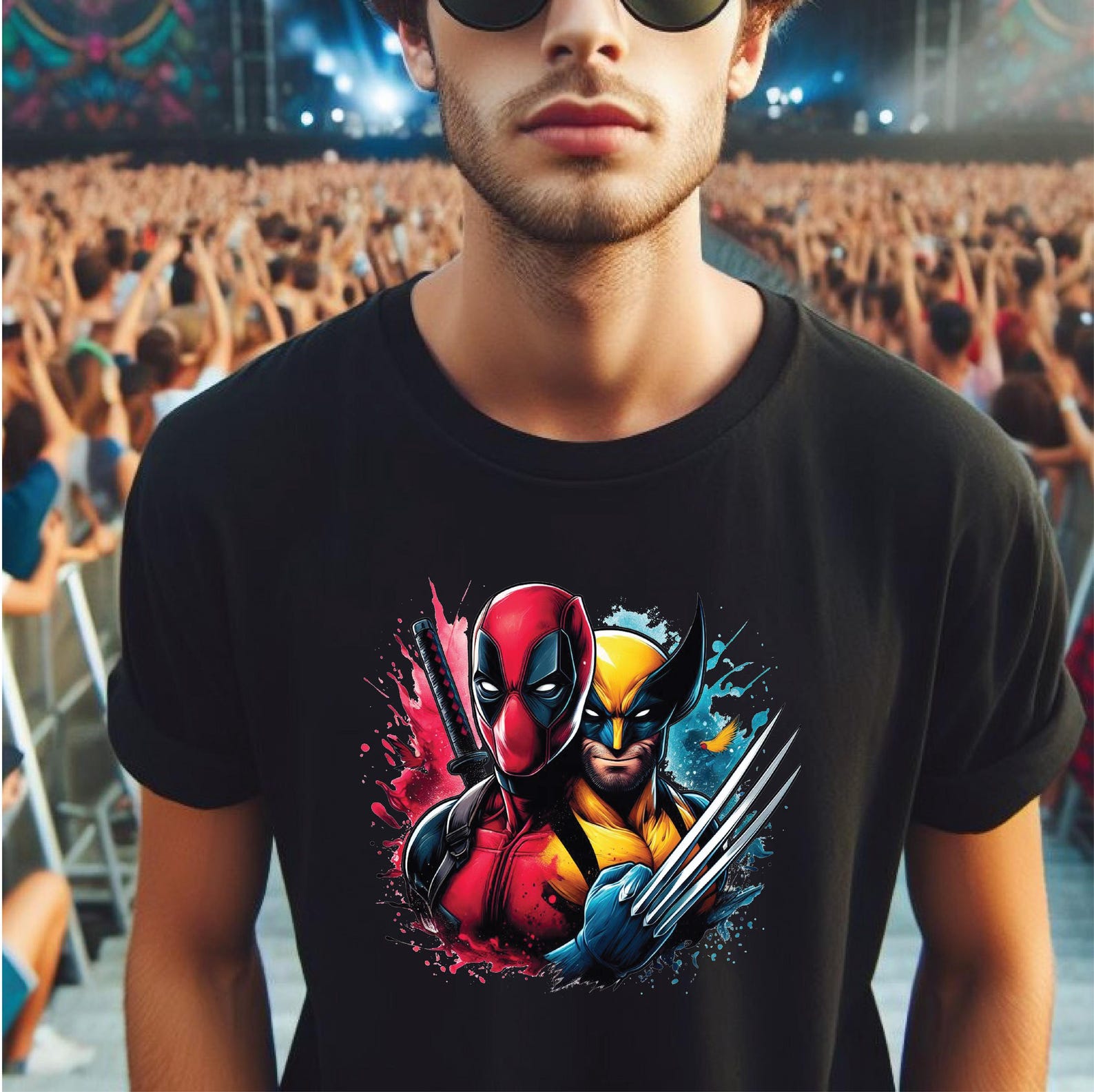 Deadpool and Wolverine PNG X 5, Deadpool and Wolverine T-shirt Design ...