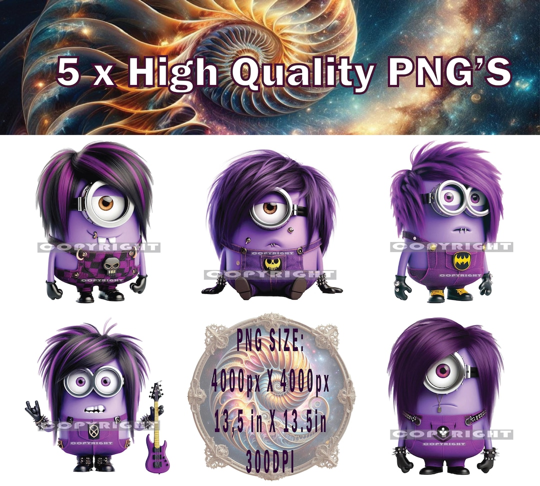 Minion Emo PNG X 5, Minion Png, Minion T-shirt Design, Minion Cake ...