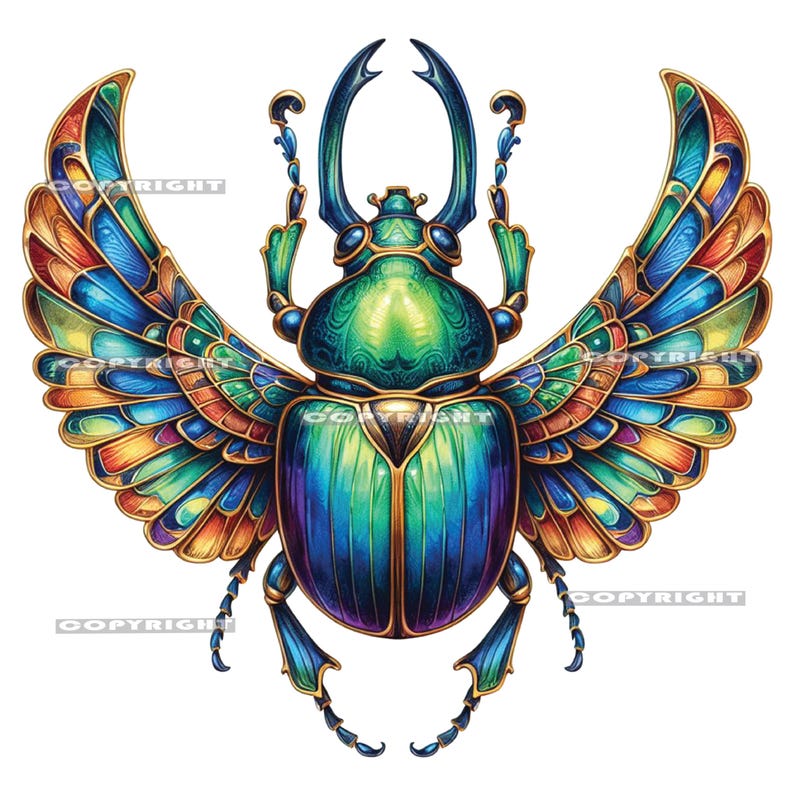 Scarab Beetle PNG X 5, Scarab Beetle Sublimation, Scarab Beetle T-shirt ...