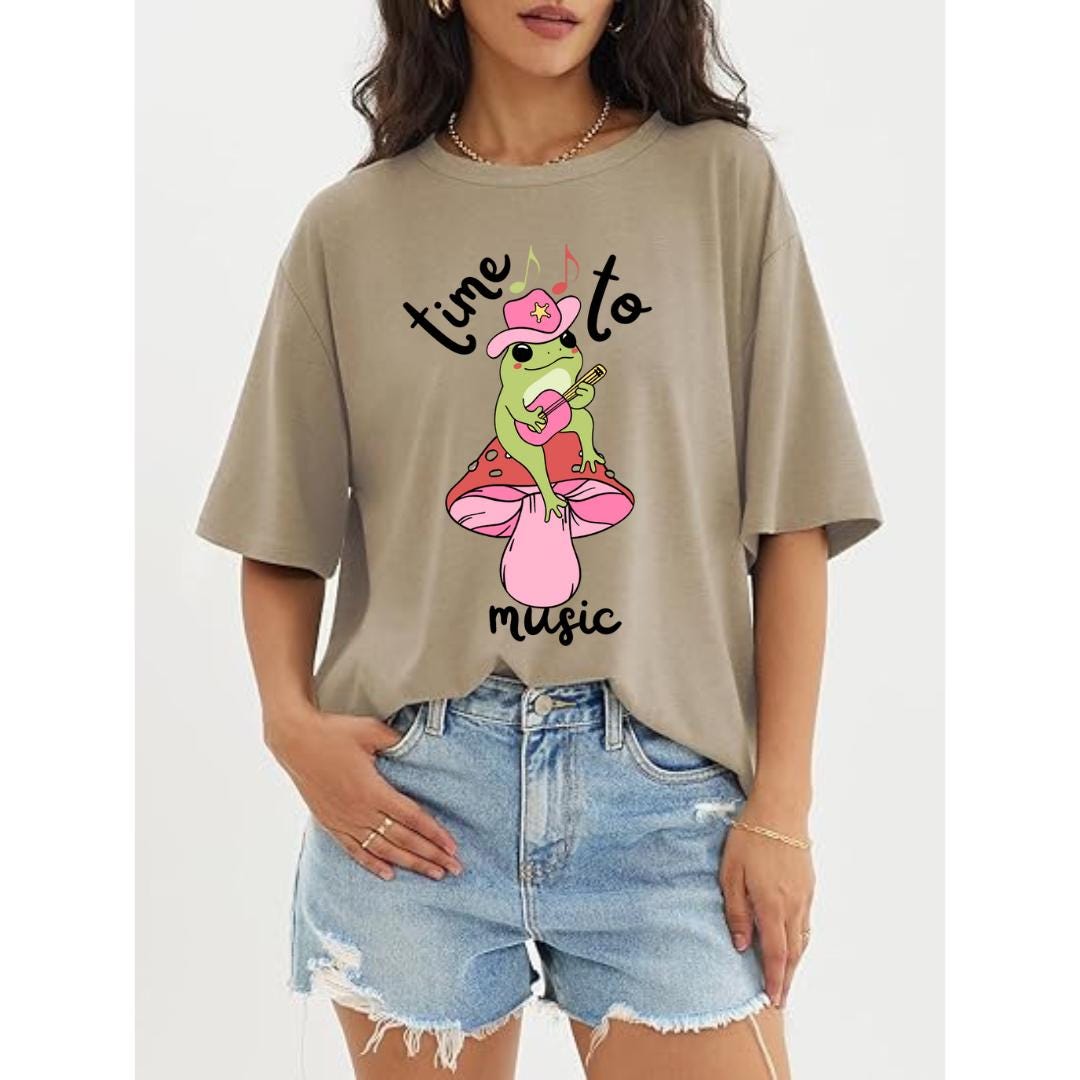 Retro Frog Shirt Png, Dark Colors Funny Froggy Shirt, Frog Lovers Png ...