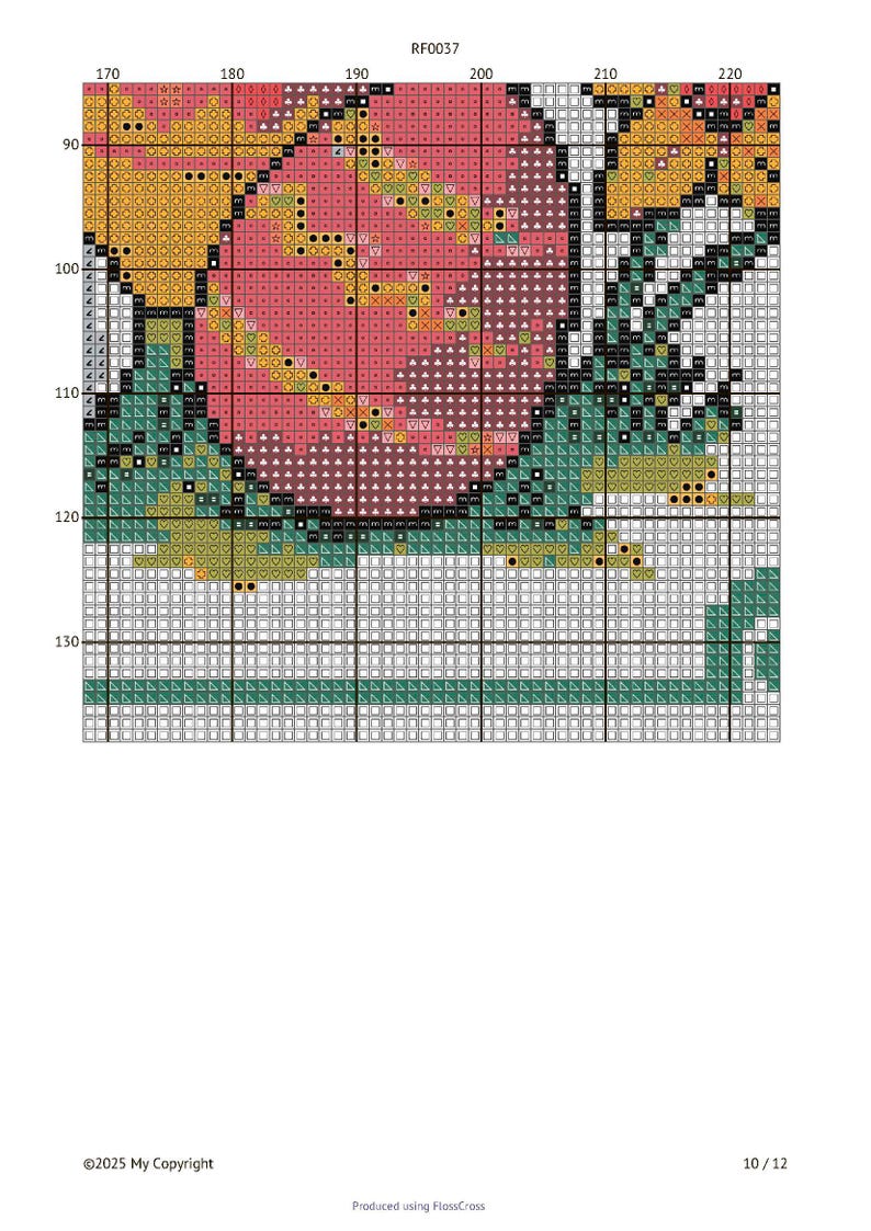 Easter Bunny Cross Stitch Pattern: Vintage Floral Design (PDF Pattern ...