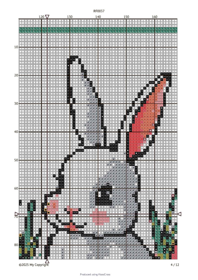 Easter Bunny Cross Stitch Pattern: Vintage Floral Design (PDF Pattern ...
