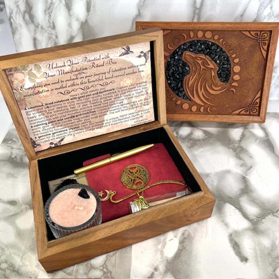 Manifestation Ritual Box I Self-care Gift Box I Journaling I Wellness ...