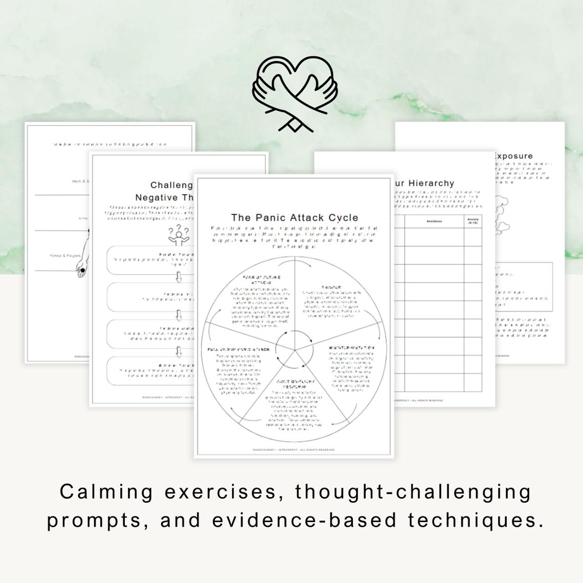 Panic Disorder Workbook: CBT & DBT Self-help Journal (PDF Download A4 ...