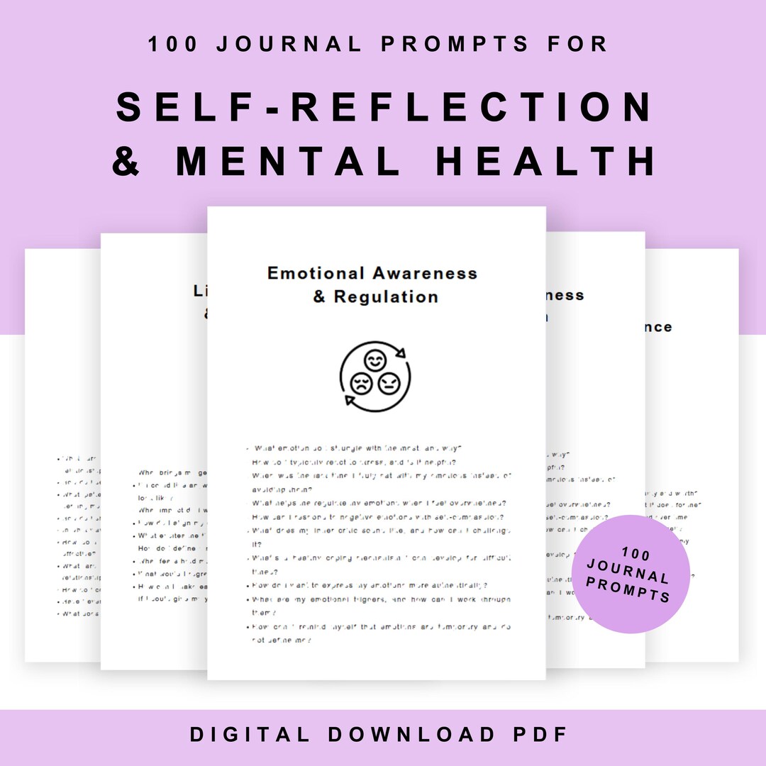 Self-reflection Journal for Personal Growth & Self-awareness - Guided ...