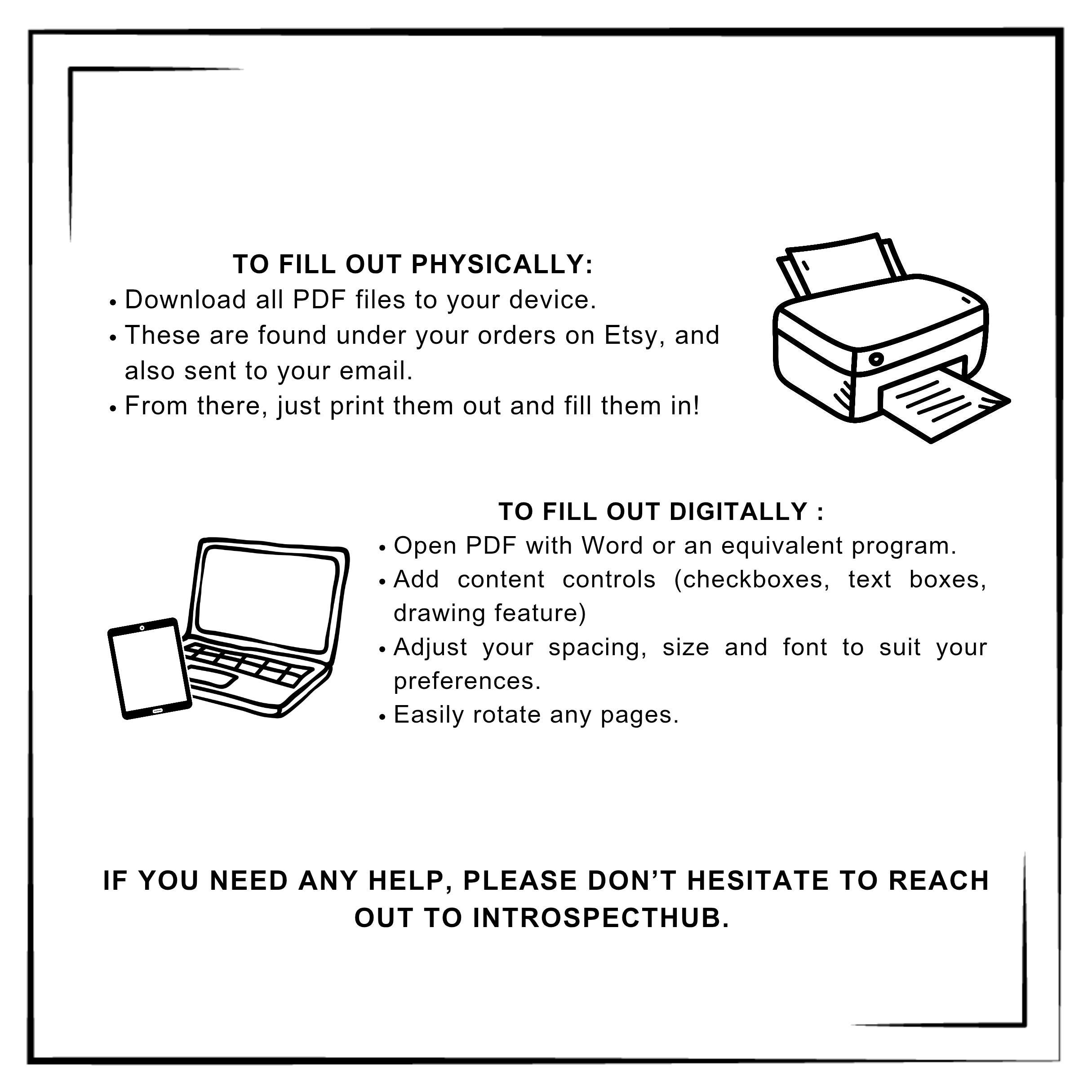 Panic Disorder Workbook: CBT & DBT Self-help Journal (PDF Download A4 ...