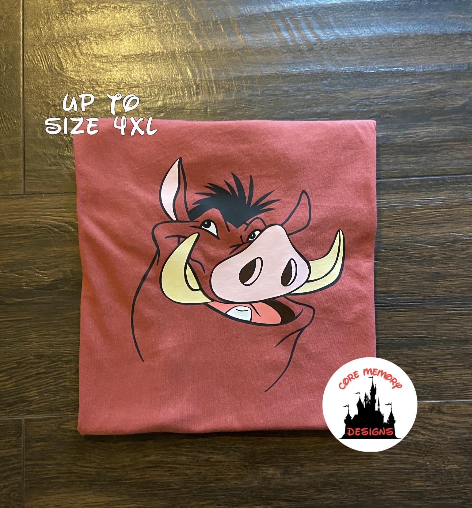 Pumbaa Shirt, the Lion King, Pumbaa Face Shirt, Simba Shirt, Halloween ...