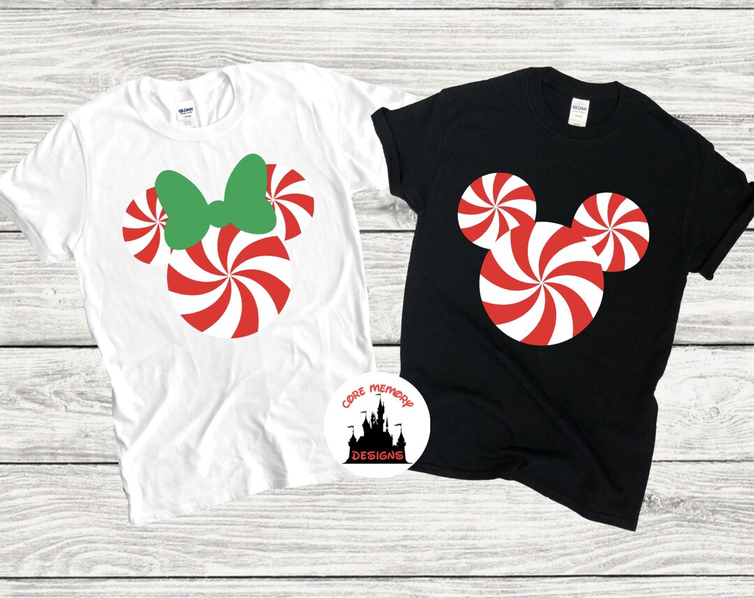 Disney Peppermint Shirt, Minnie Christmas Shirt, Mickey Christmas Shirt ...