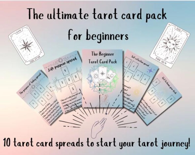 The Ultimate Tarot Card Spreads for Beginners - Etsy