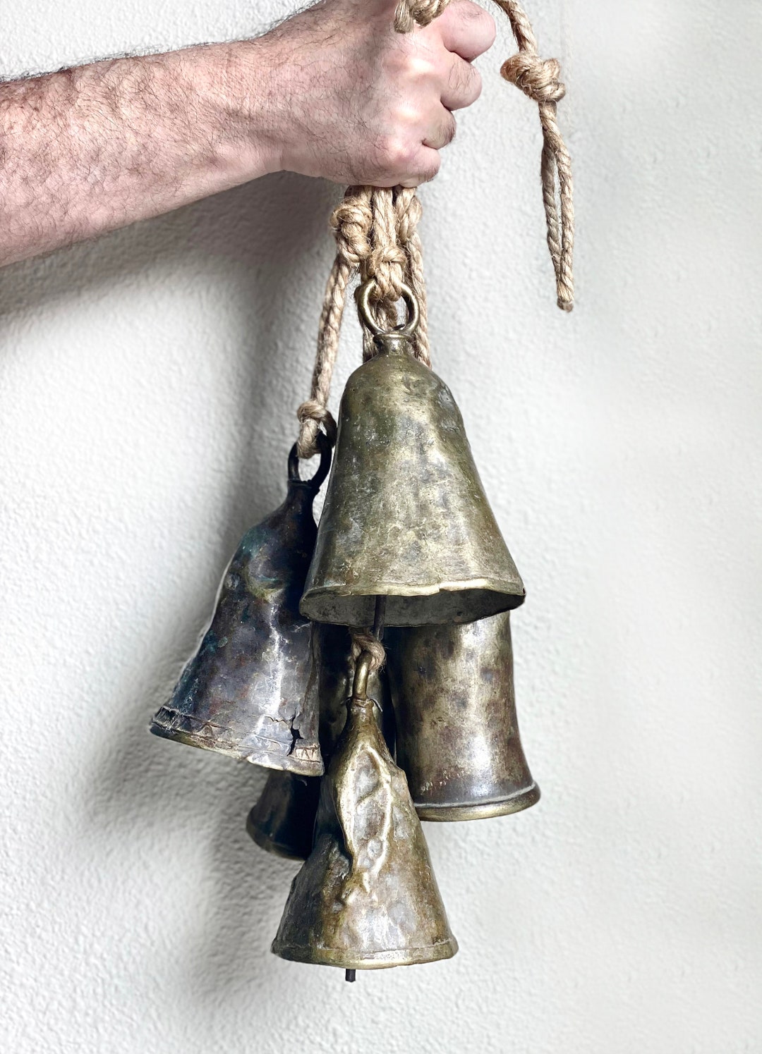 Large Antique African Cow Bells | Vintage Bells | Primitive Decor ...