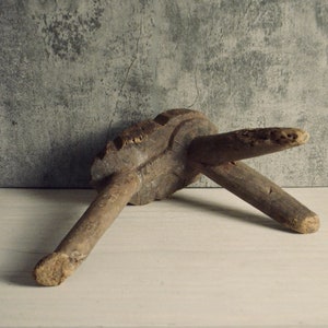 RARE Three Legs Burkina Faso Lobi Stool Antique African Stool African ...