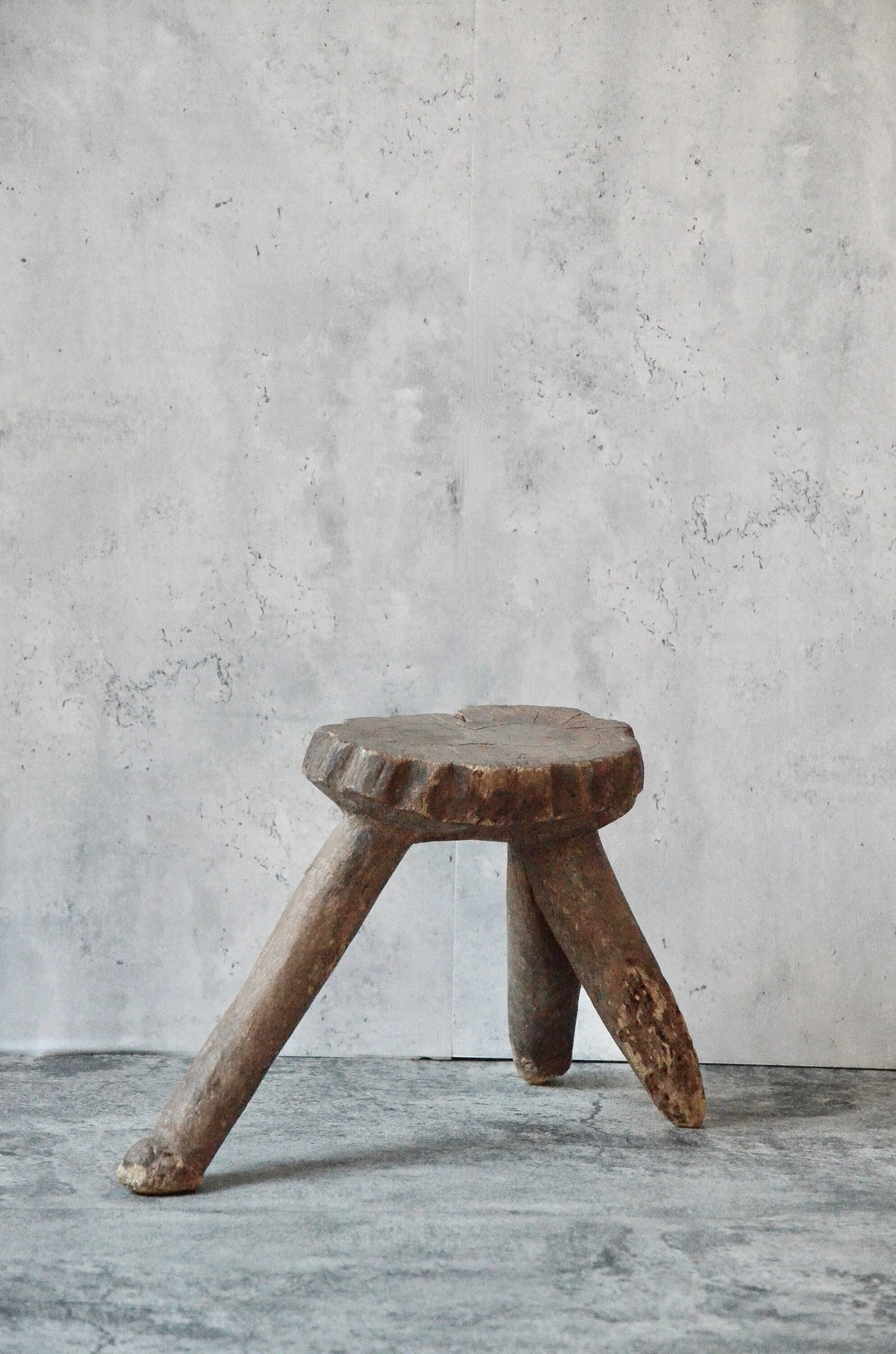RARE Three Legs Burkina Faso Lobi Stool | Antique African Stool ...