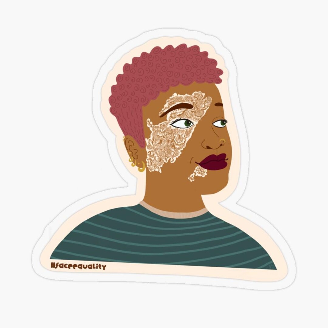 Face Equality Art Sticker – Celebrate Diversity & Difference, Facial ...