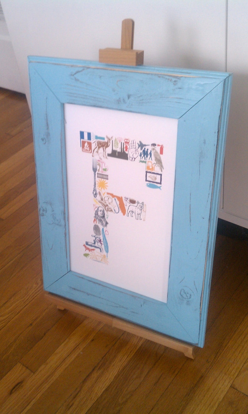 F is For... (11 X 17 Letter F Poster Print) | Gift for Baby Nursery ...