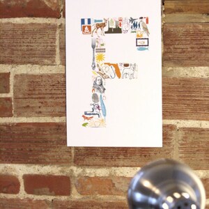 F is For... (11 X 17 Letter F Poster Print) | Gift for Baby Nursery ...