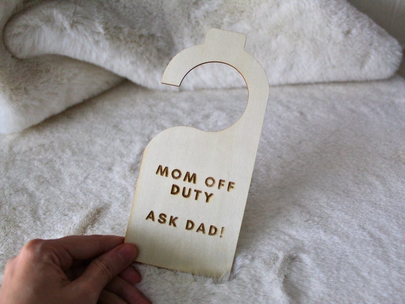Personalized New Mom Door Hanger | Custom ‘do Not Disturb’ Sign for ...