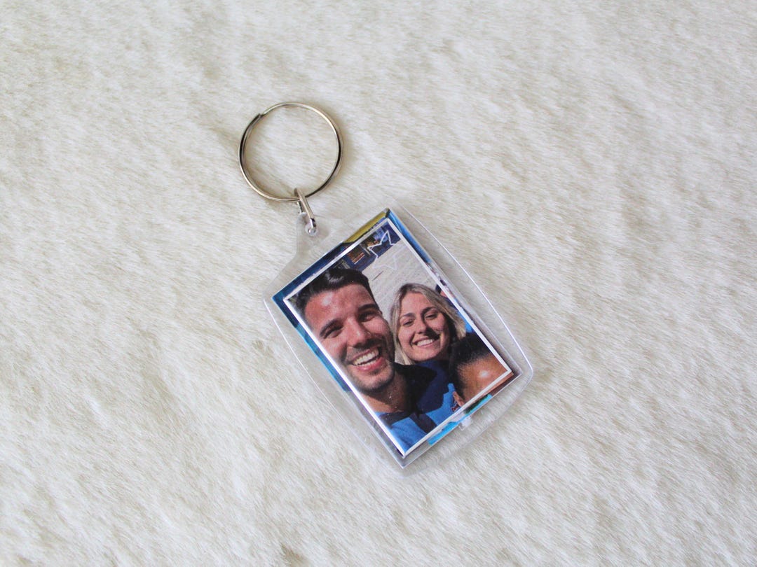 Clear Acrylic Photo Keychain | Double-sided Personalized Keychain With ...