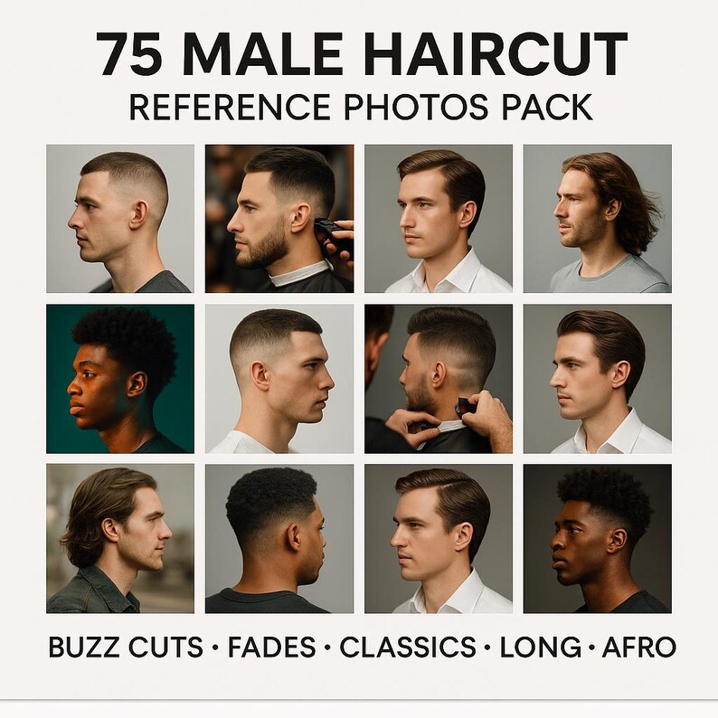 75 male Haircut Reference Photos – Buzz Cuts, Fades, Classics, Long ...