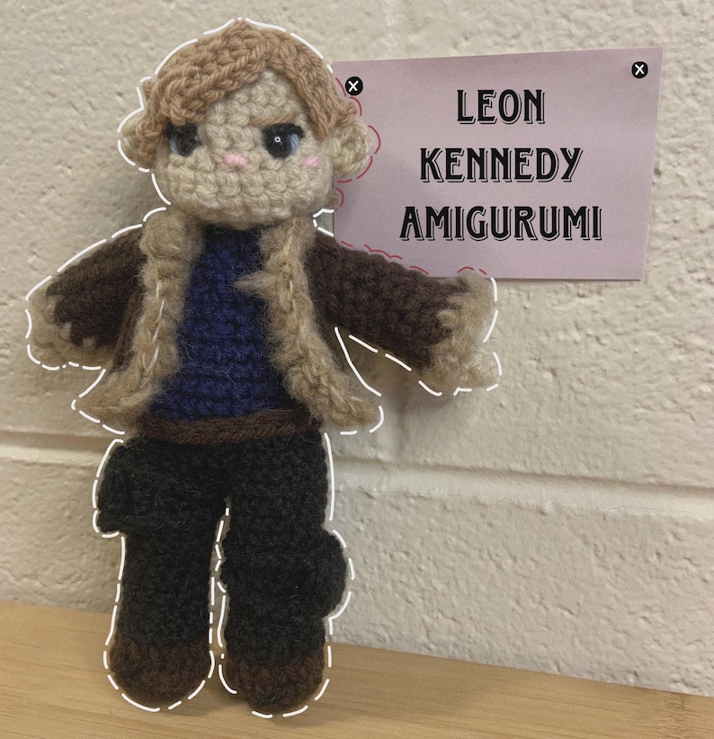 Leon Kennedy Amigurumi Plushie - Etsy