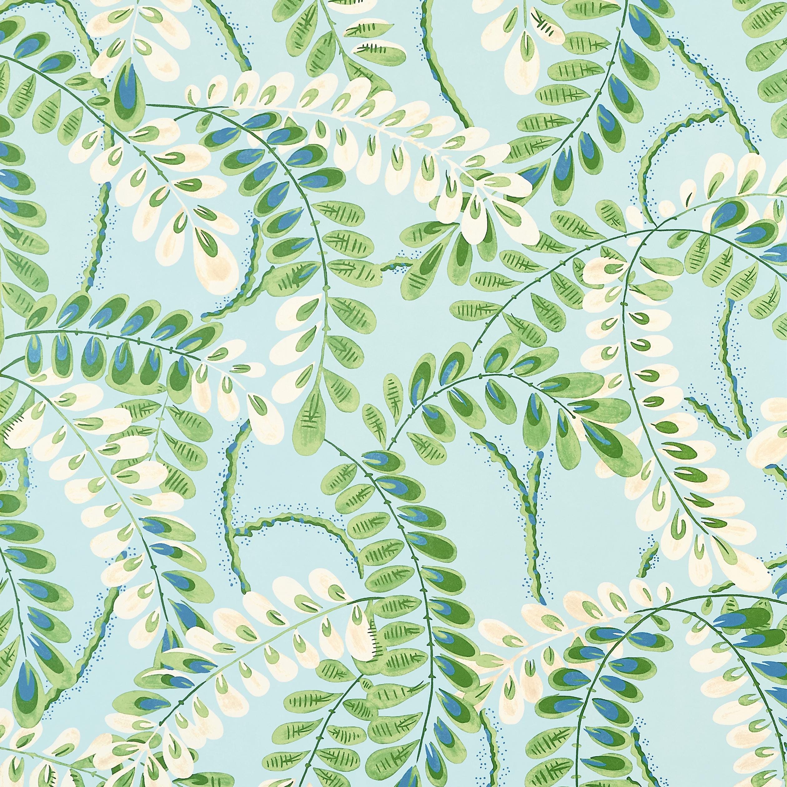 Thibaut AUGUSTA Wallpaper, Designer Wallpaper, Fanciful Foliage ...