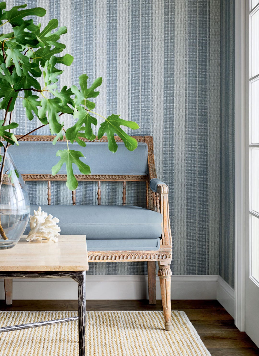 Thibaut FRISCO STRIPE Wallpaper, Designer Wallpaper, Stripe Wallpaper ...